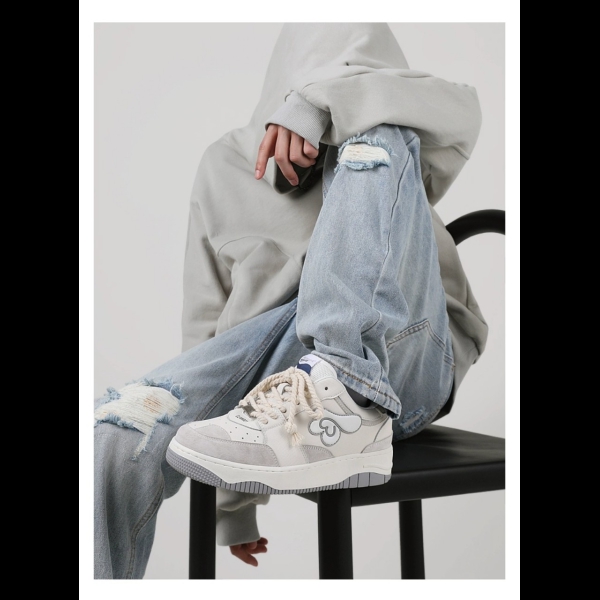 SNEAKERS CAT&SOFA COUPLE WHITE AND BLUE SS2022